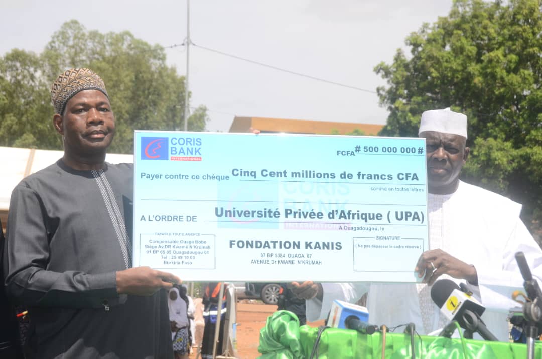 Burkina : La Fondation Kanis contribue à hauteur de 500 millions FCFA à ...